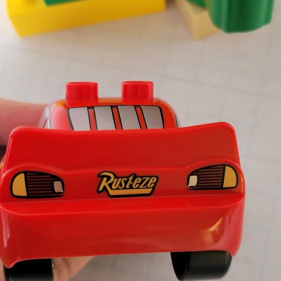 Lego | Toys | Lego Duplo Cars Red Rusteze Flame Green Cactus Lightning ...